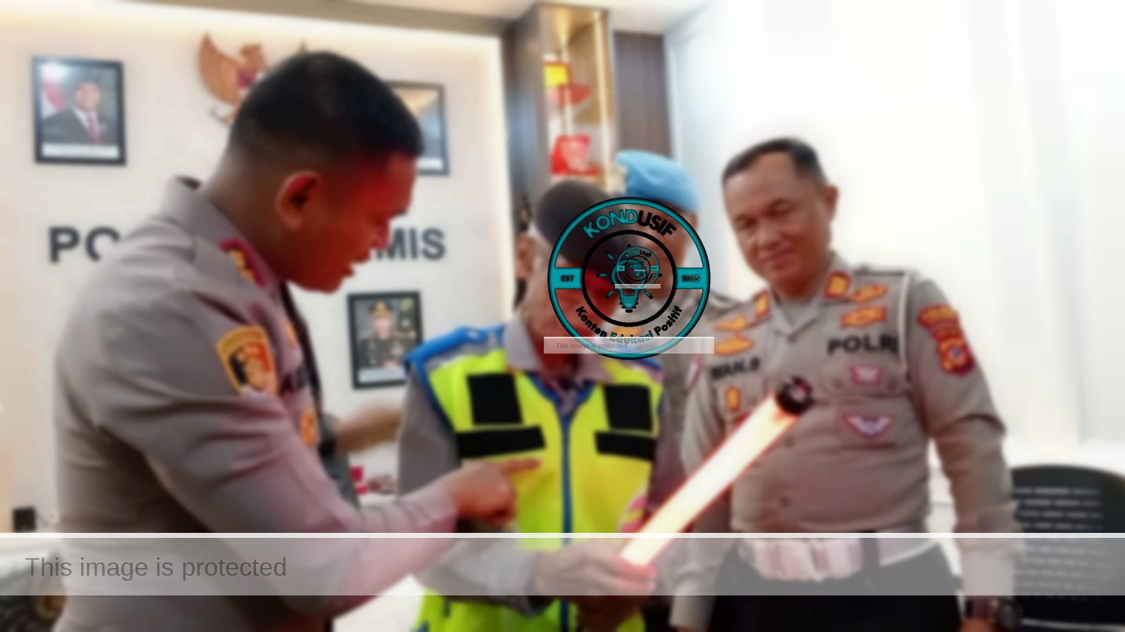 Sosok Masro Dikenalkan ke Mapolres, Terima Ilmu dari Polri